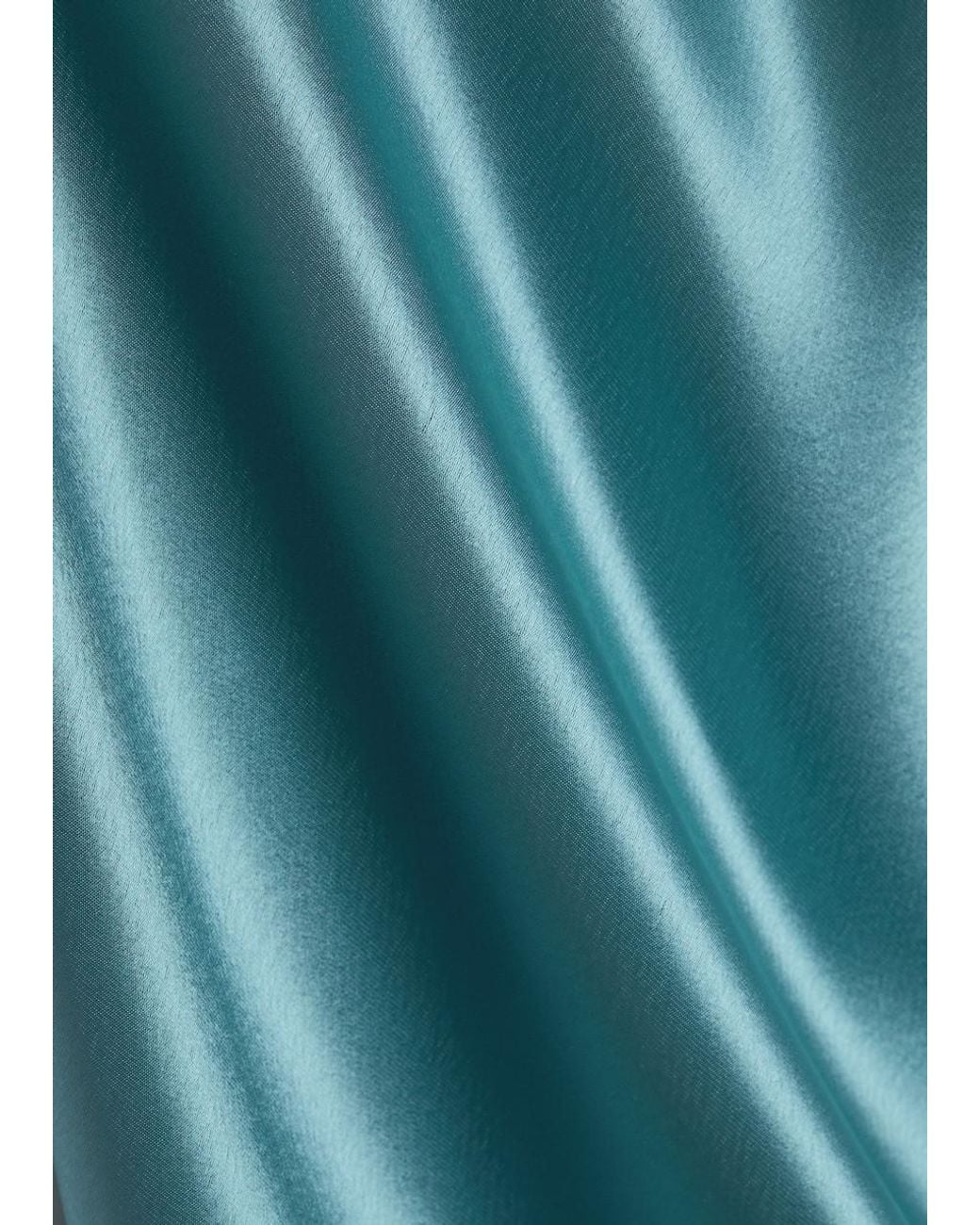 Galvan London Valletta Satin Maxi Dress in Blue | Lyst UK