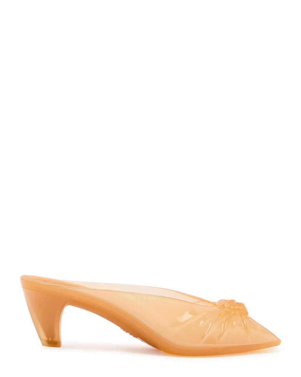 Chloé Chloé Jelly 55 Knotted Mules in Natural | Lyst UK
