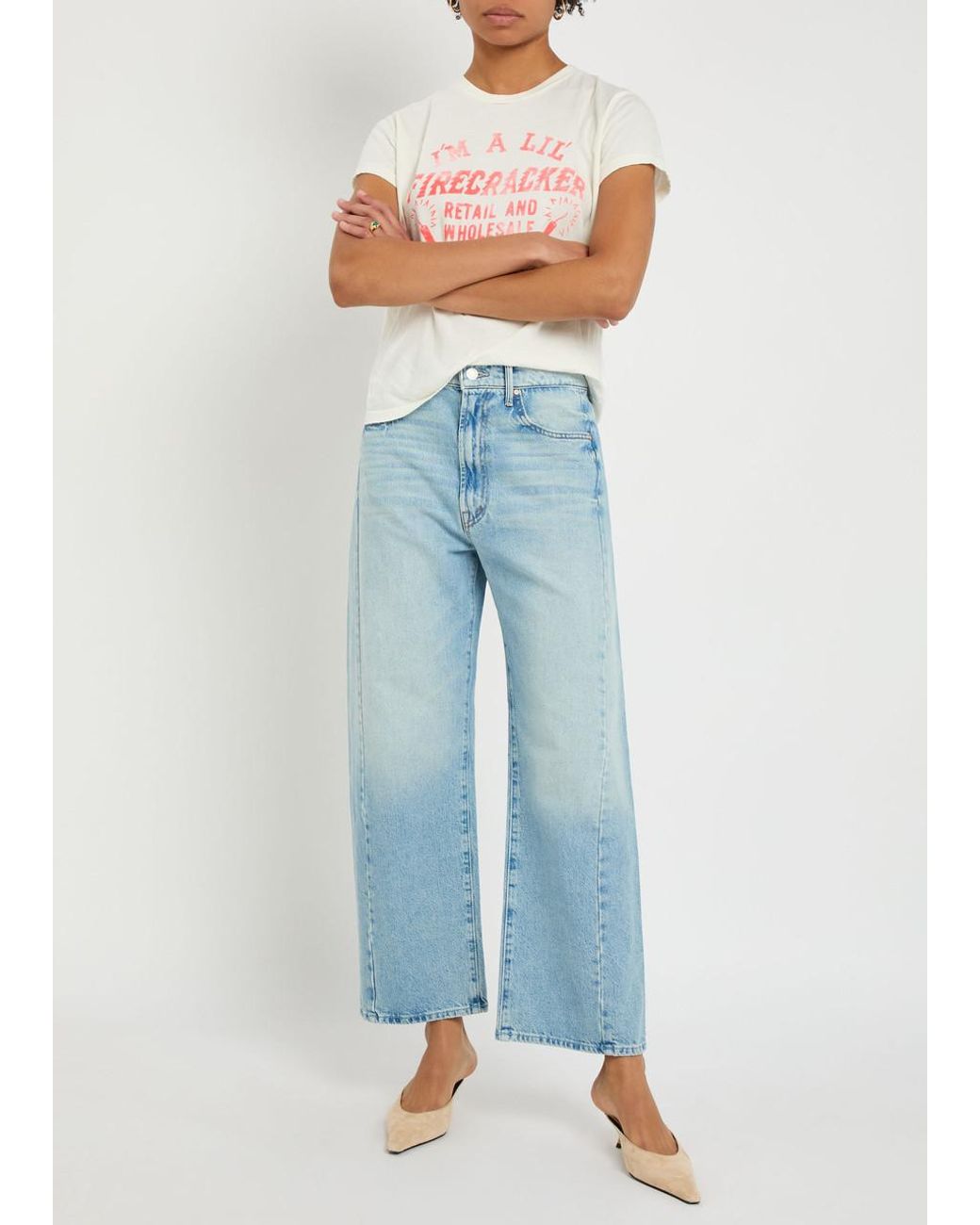 Mother Denim Half Pipe Barrel