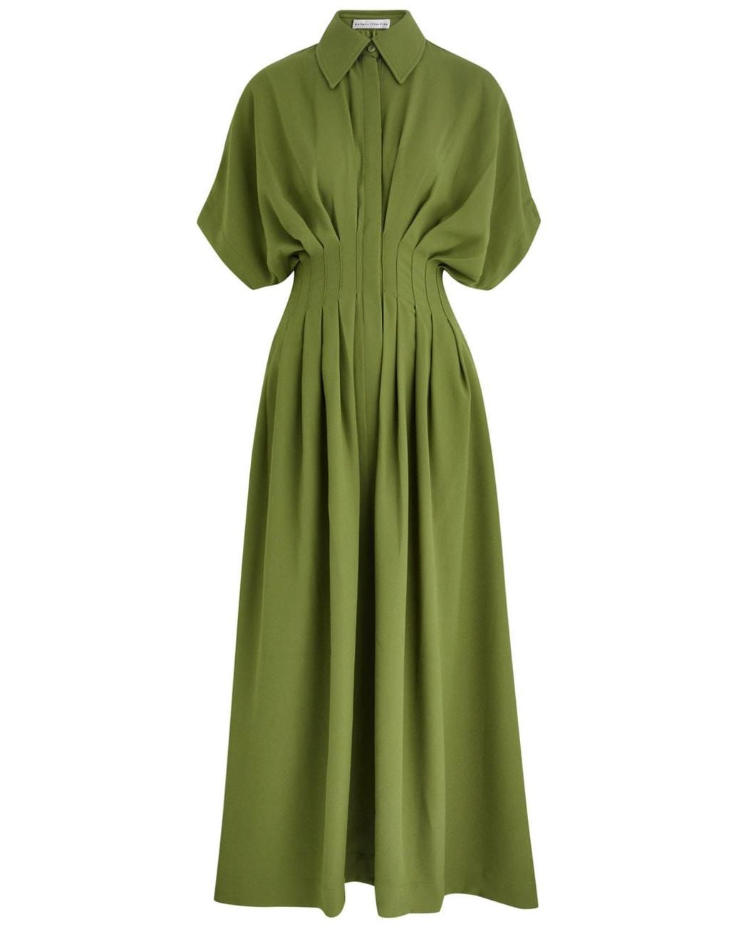 Palmer//Harding Courage Maxi Shirt Dress in Green | Lyst