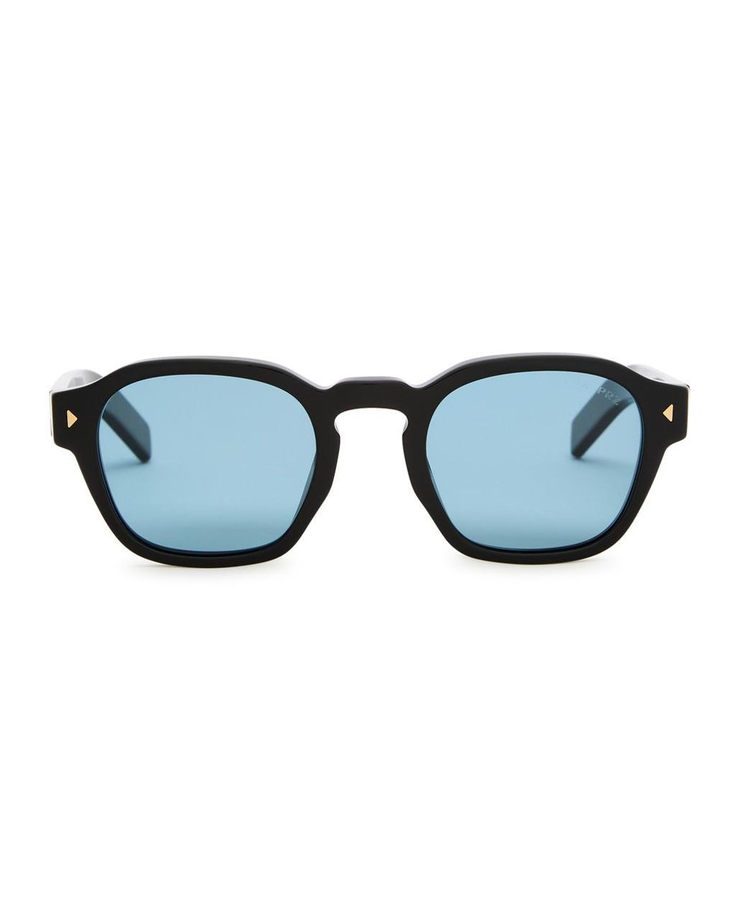 Prada Rectangle-Frame Sunglasses in Blue | Lyst UK