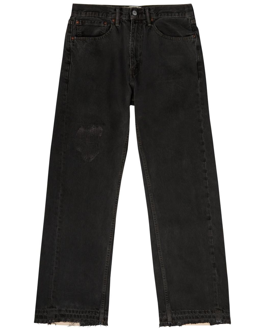 Jeanius Bar Atelier Arch Panelled Straight-Leg Jeans in Black for Men ...
