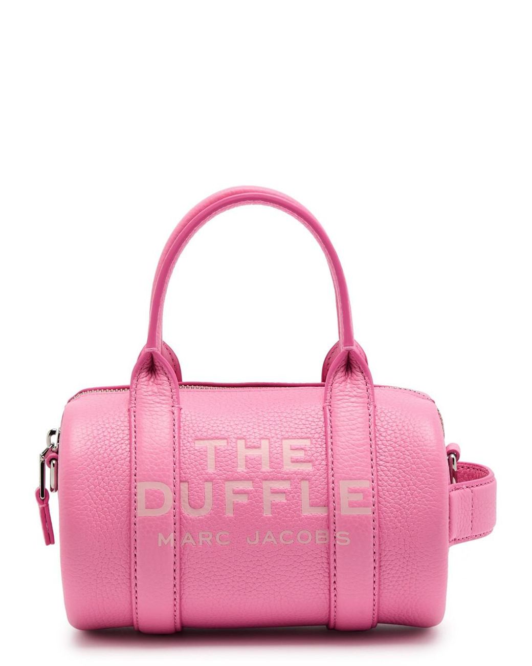 Marc Jacobs The Duffle Mini Leather Top Handle Bag in Pink | Lyst