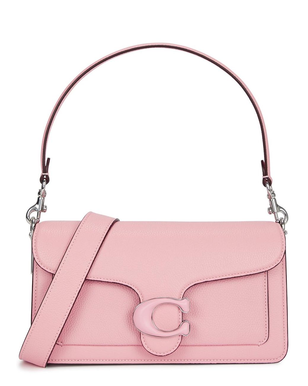 COACH Tabby 26 Leather Shoulder Bag in Pink | Lyst
