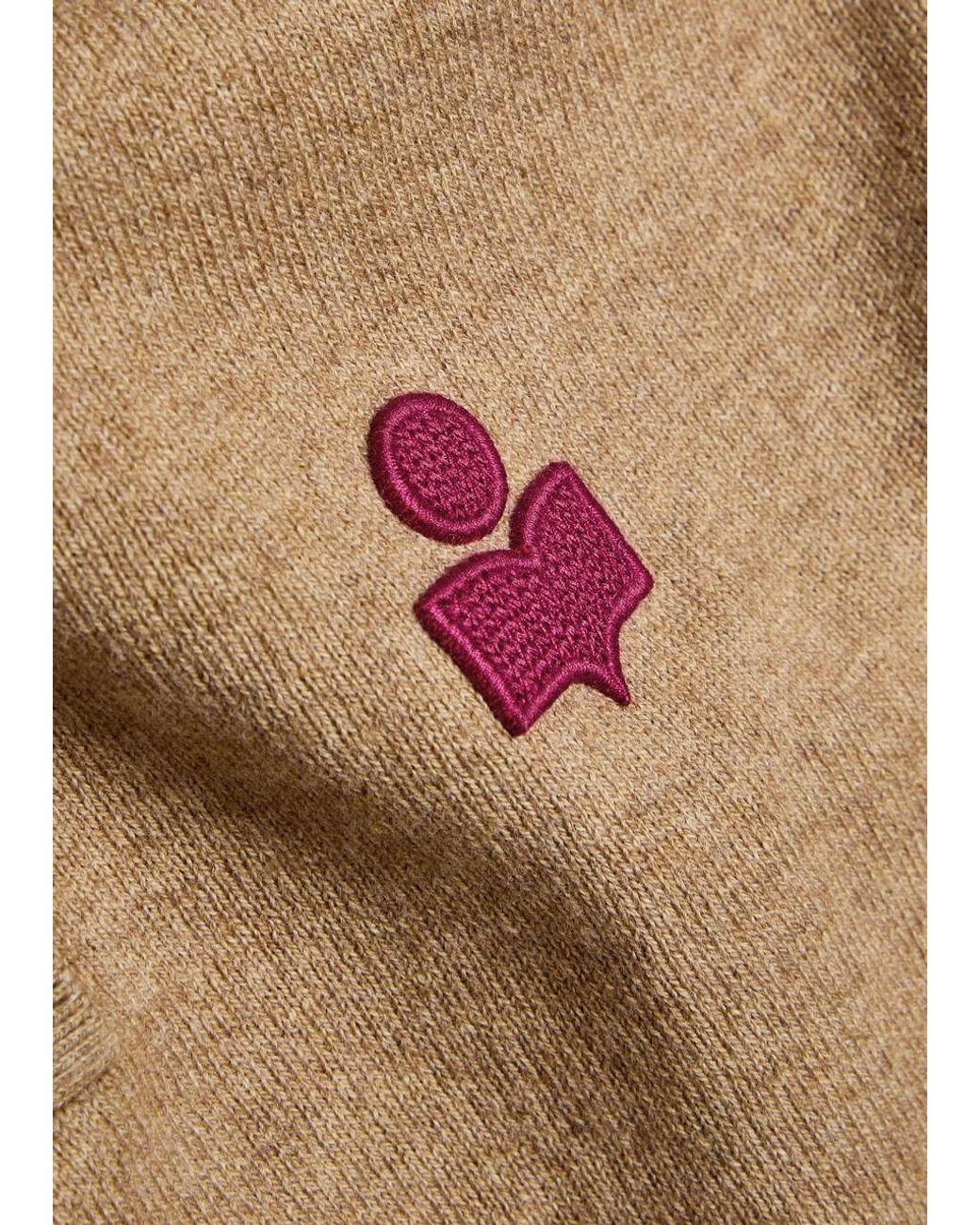 Isabel Marant Althea Logo-Appliquéd Cotton-Blend Polo Shirt in Natural ...