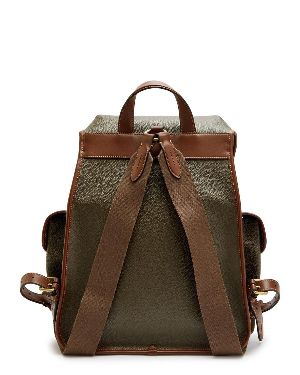 Mulberry Heritage Pebbled Leather Backpack in Brown for Men | Lyst
