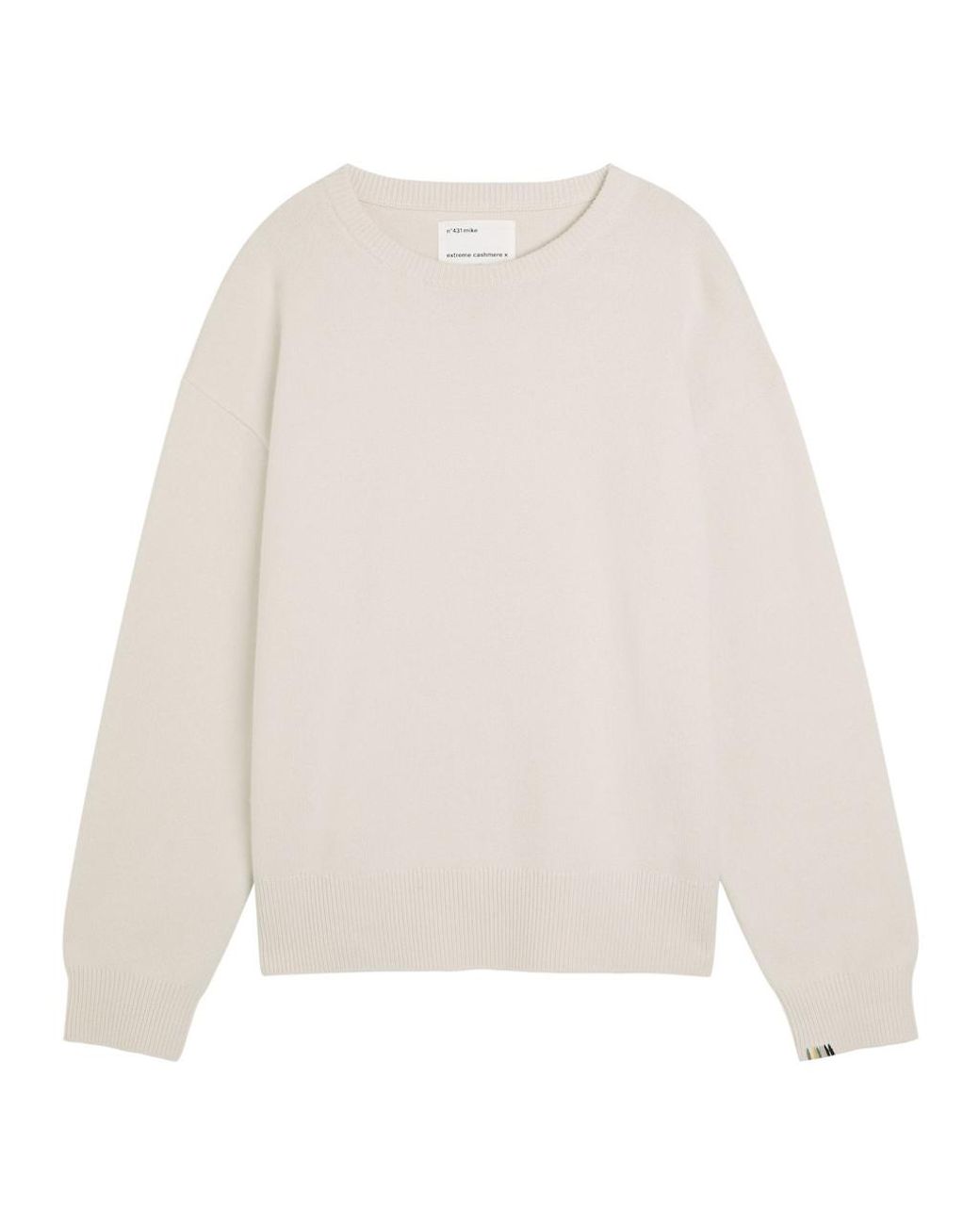 Extreme Cashmere N°431 Mike Cashmere-Blend Jumper in White | Lyst UK