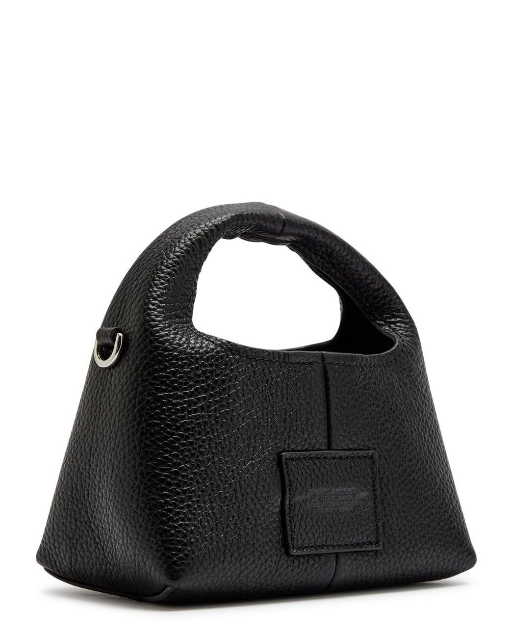 Marc Jacobs The Sack Micro Leather Top Handle Bag in Black | Lyst
