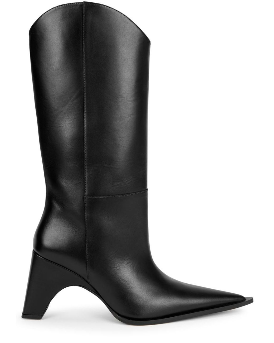Coperni Bridge 90 Leather Mid-calf Boots in Black | Lyst