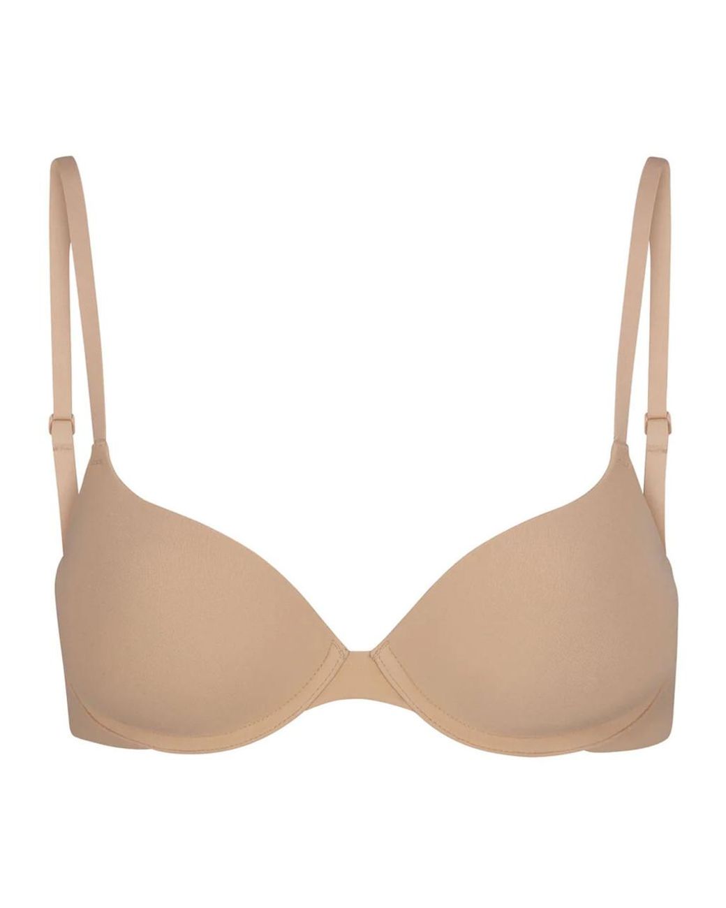 Skims Stretch-Jersey Push-Up Bra in Natural | Lyst