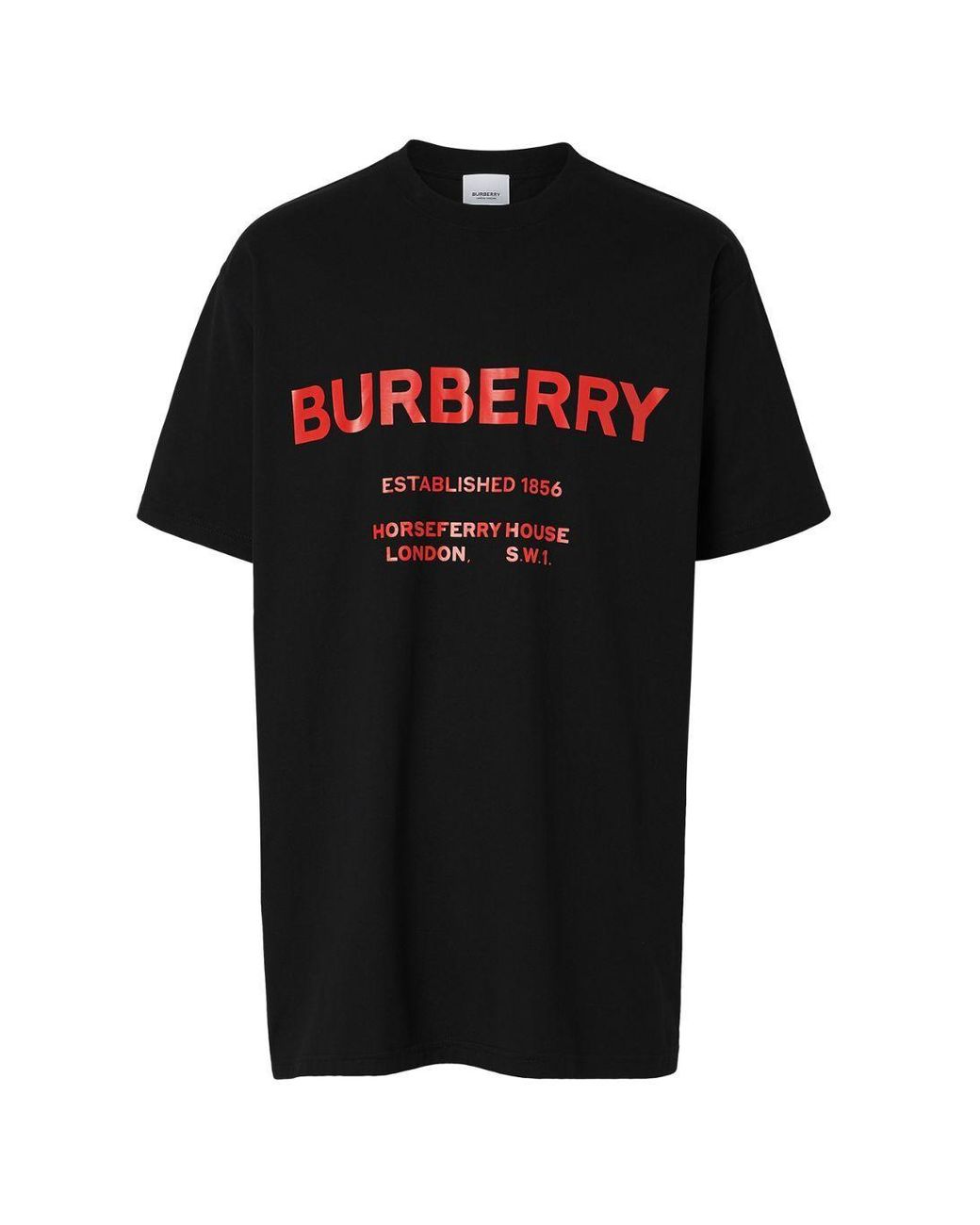 Burberry Horseferry Print Cotton T-shirt in Black for Men | Lyst UK