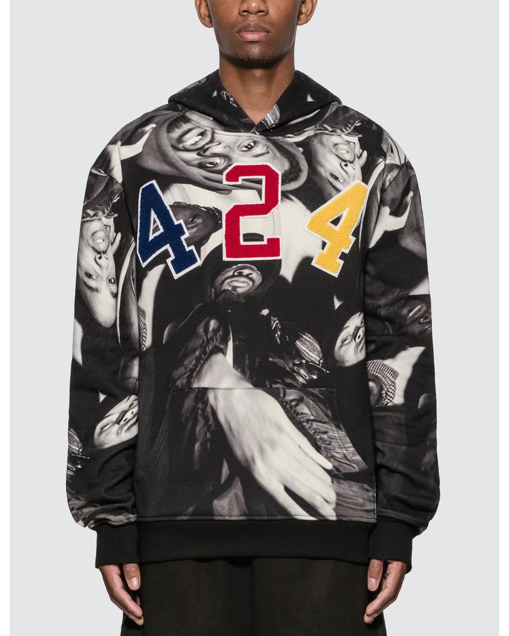 424 Fleece Wu-tang Hoodie in Black for Men - Lyst
