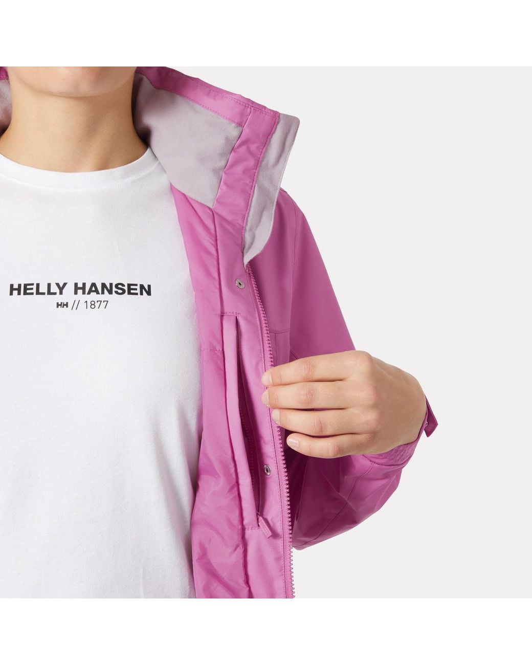 Helly Hansen Aden Great-Fit Versatile Rain Jacket in Purple | Lyst