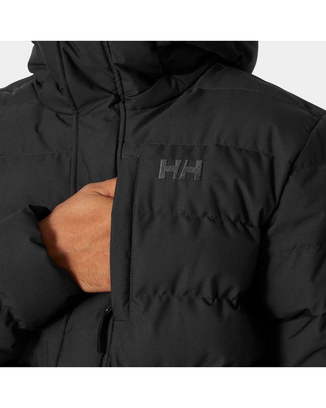 Helly Hansen Alby Puffy Jacket in Black for Men | Lyst