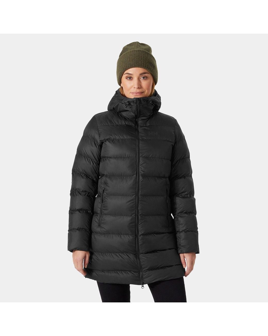 Helly Hansen Active Puffy Parka in Black | Lyst