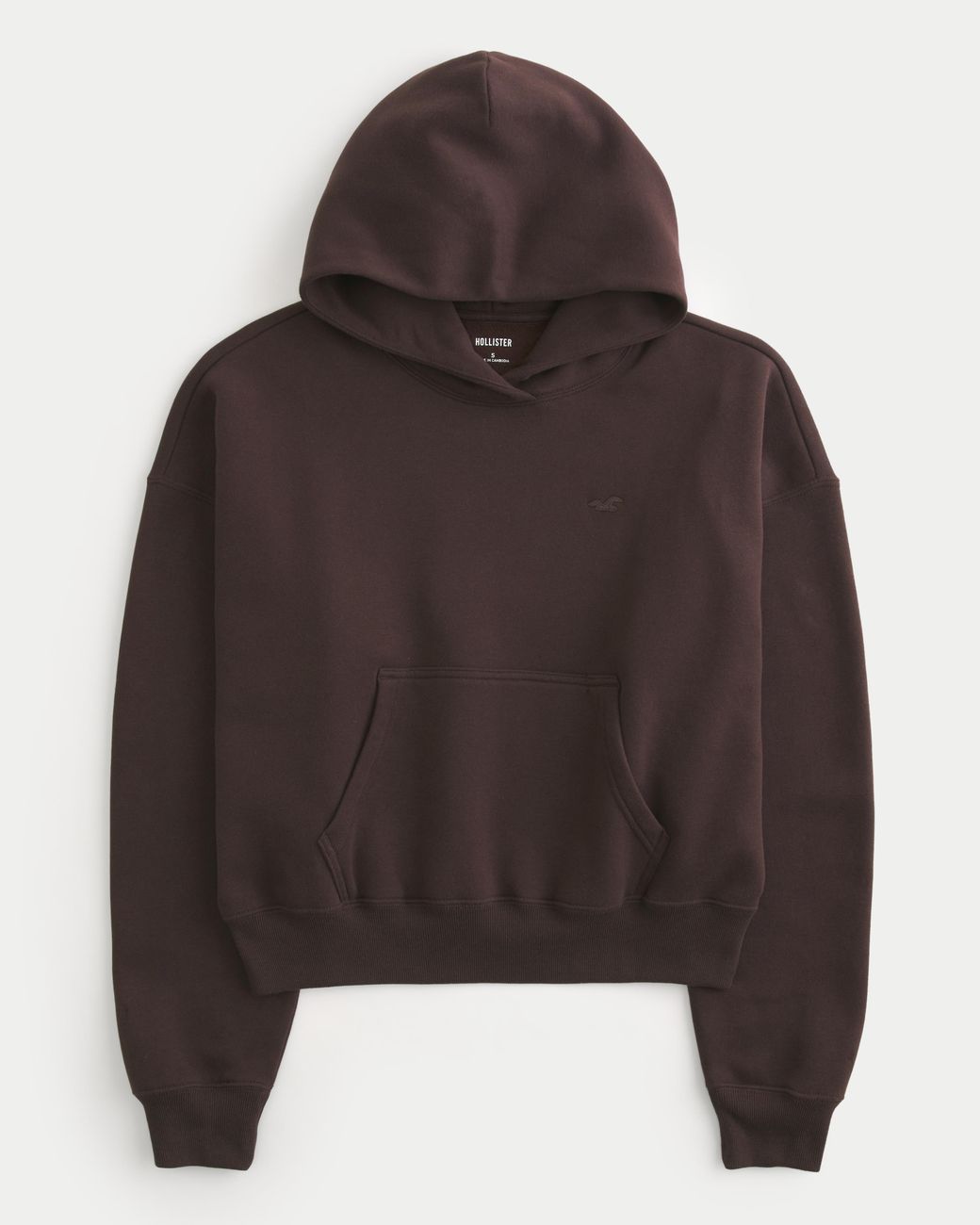 Hollister Easy Icon Hoodie in Brown Lyst UK