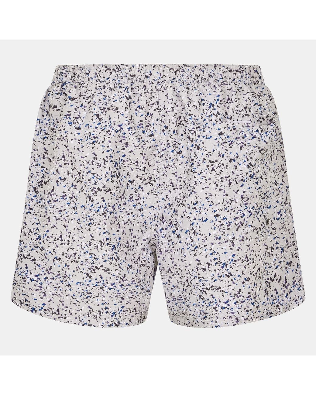 Brave Soul Abstract Print Swim Short in Blue for Men | Lyst UK