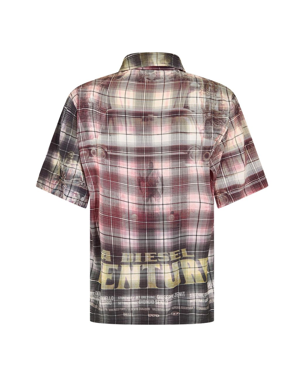 DIESEL Tilbrg Camica T-Shirt in Black for Men | Lyst UK
