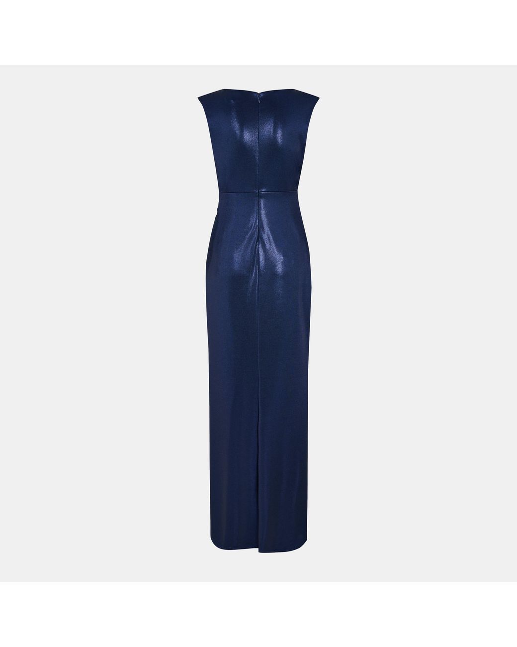 Ralph Lauren Ilianne Real Leather Ball Gown in Blue | Lyst UK