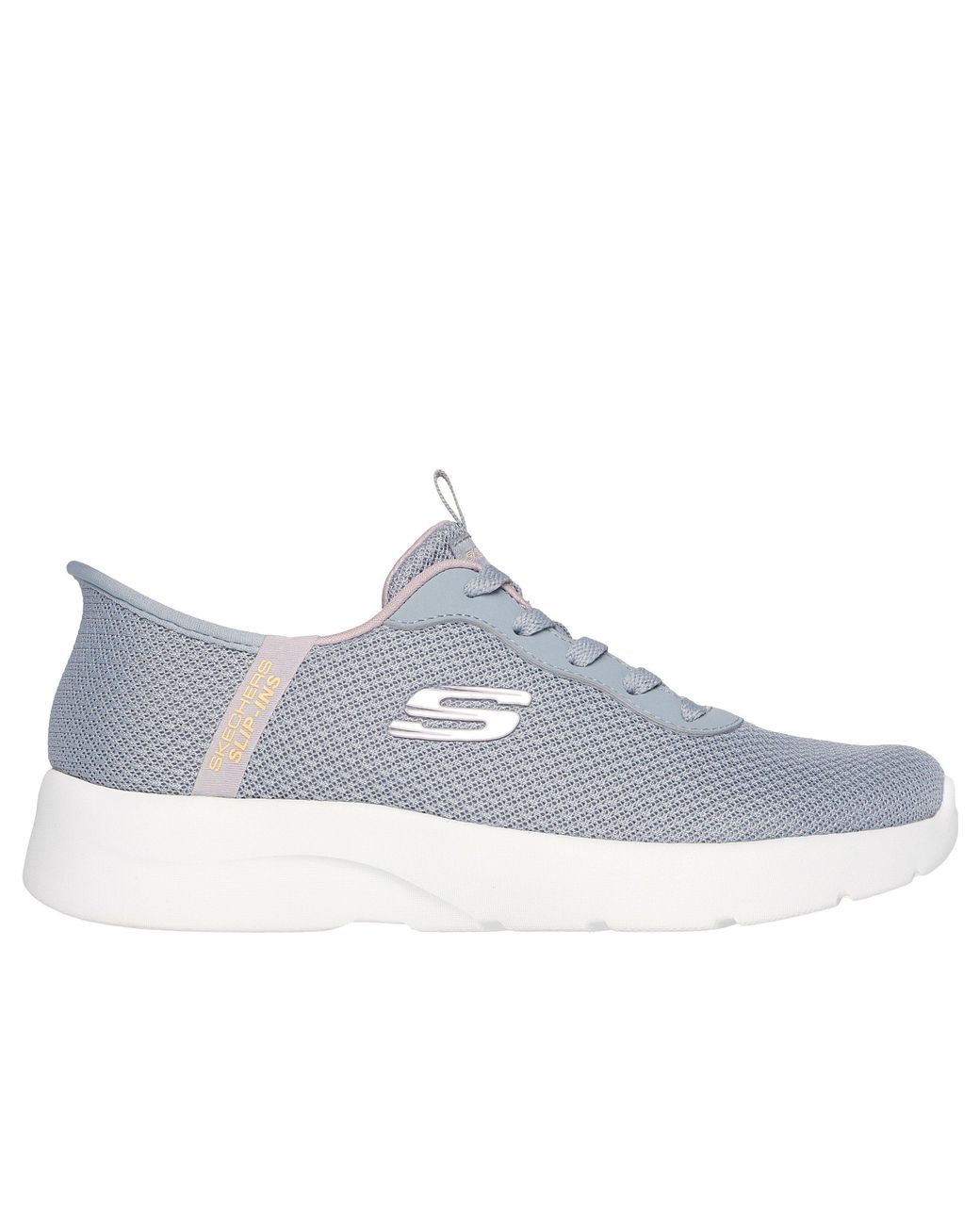 Skechers Dynamight Slip On Runners in Blue | Lyst UK