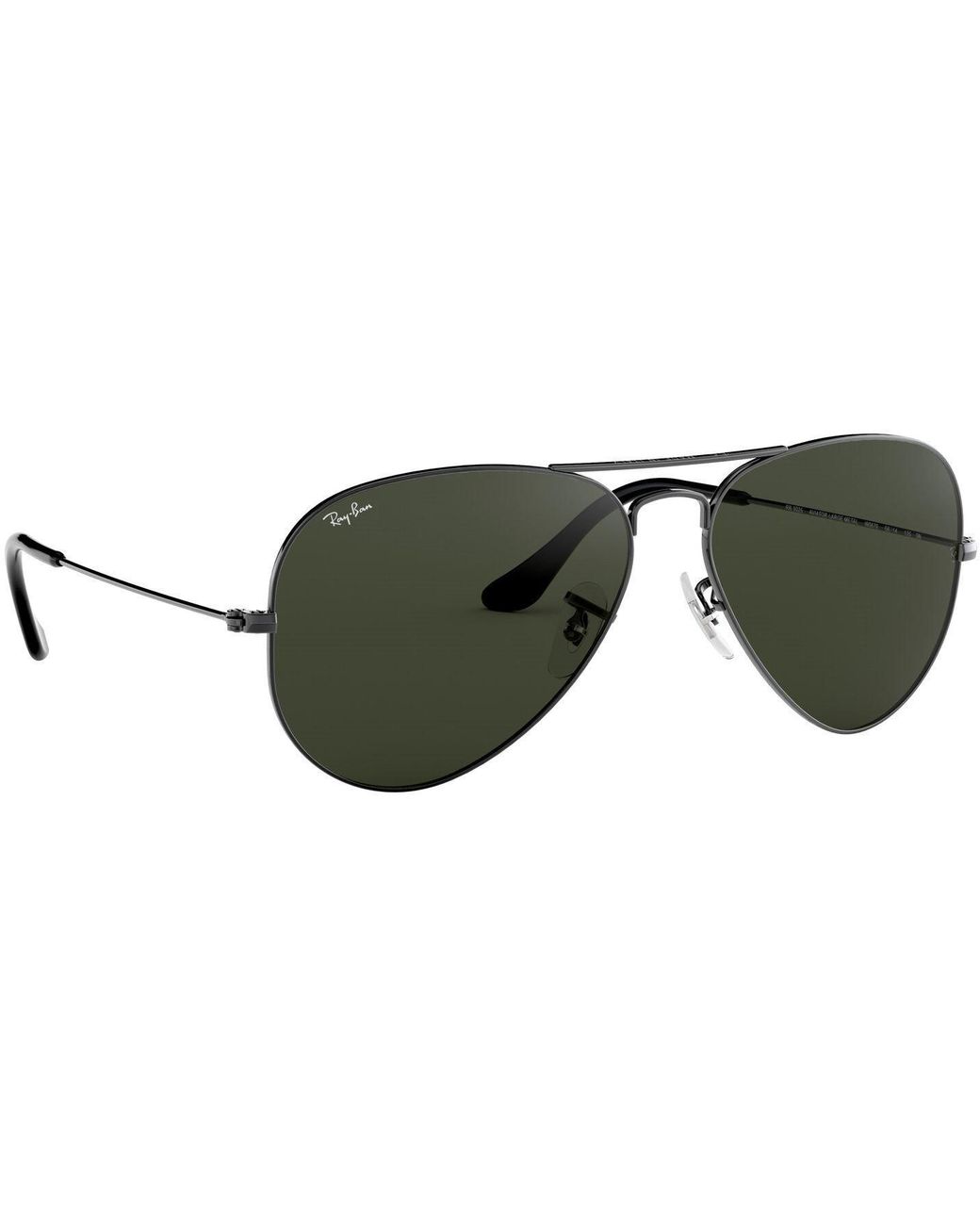 Ray-Ban Large Aviator Sunglasses in Green | Lyst UK