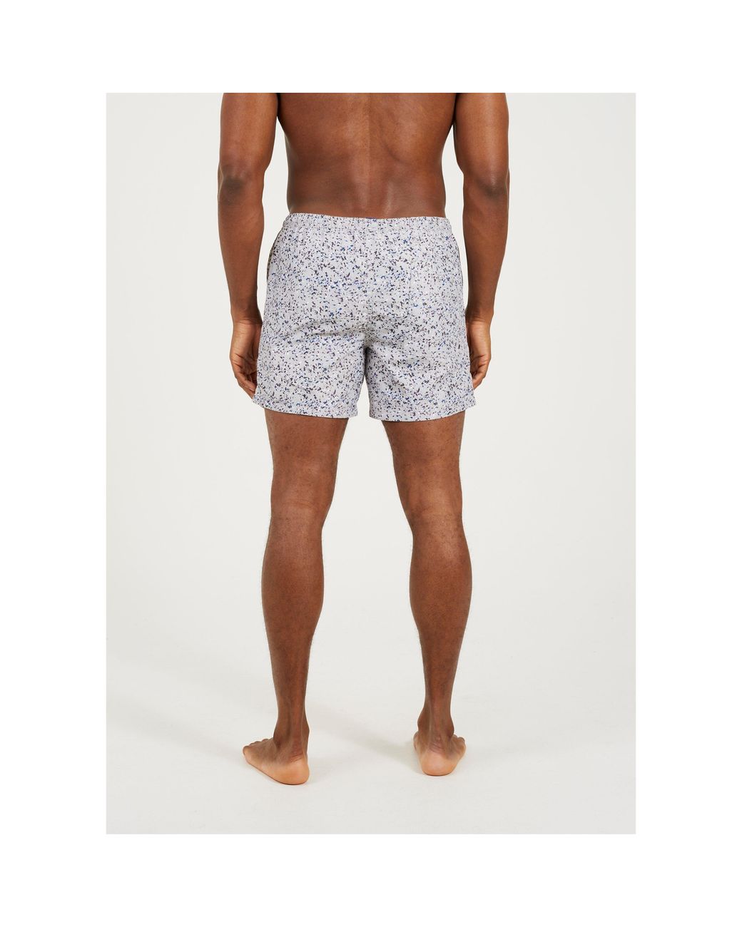 Brave Soul Abstract Print Swim Short in Blue for Men | Lyst UK