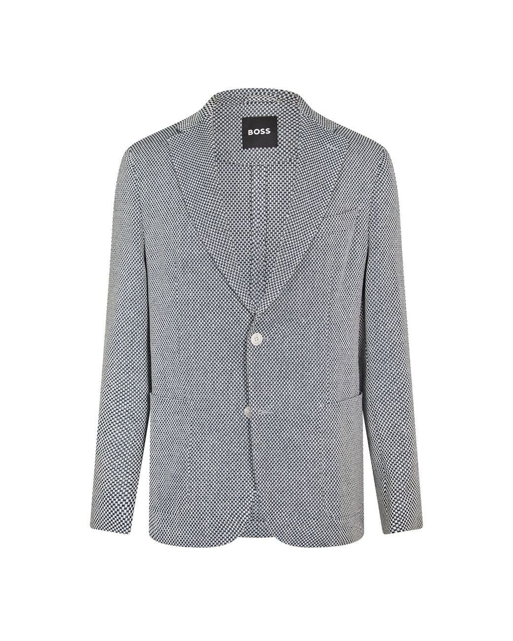 BOSS Formal Jacket in Grey for Men | Lyst UK