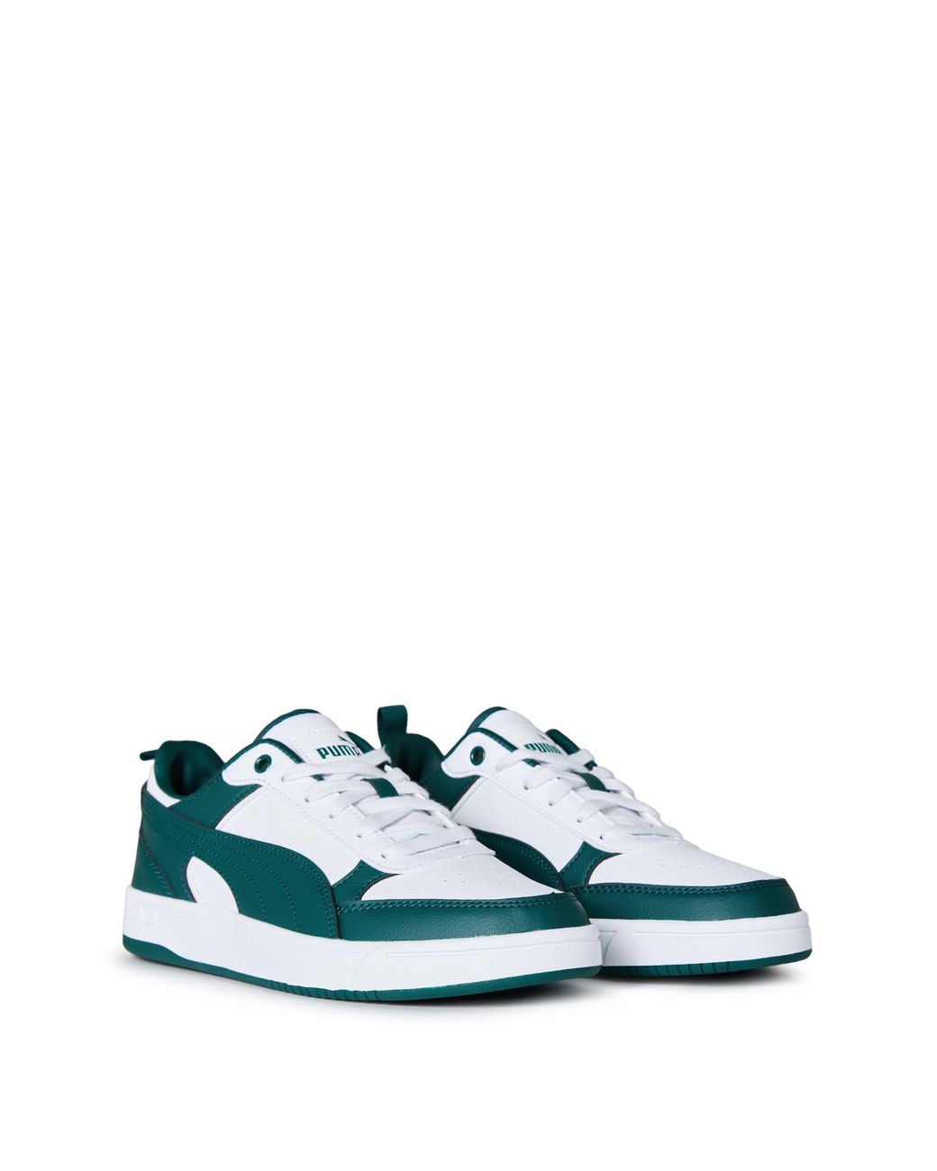 PUMA Adults Dribble Court Trainers in Green | Lyst UK