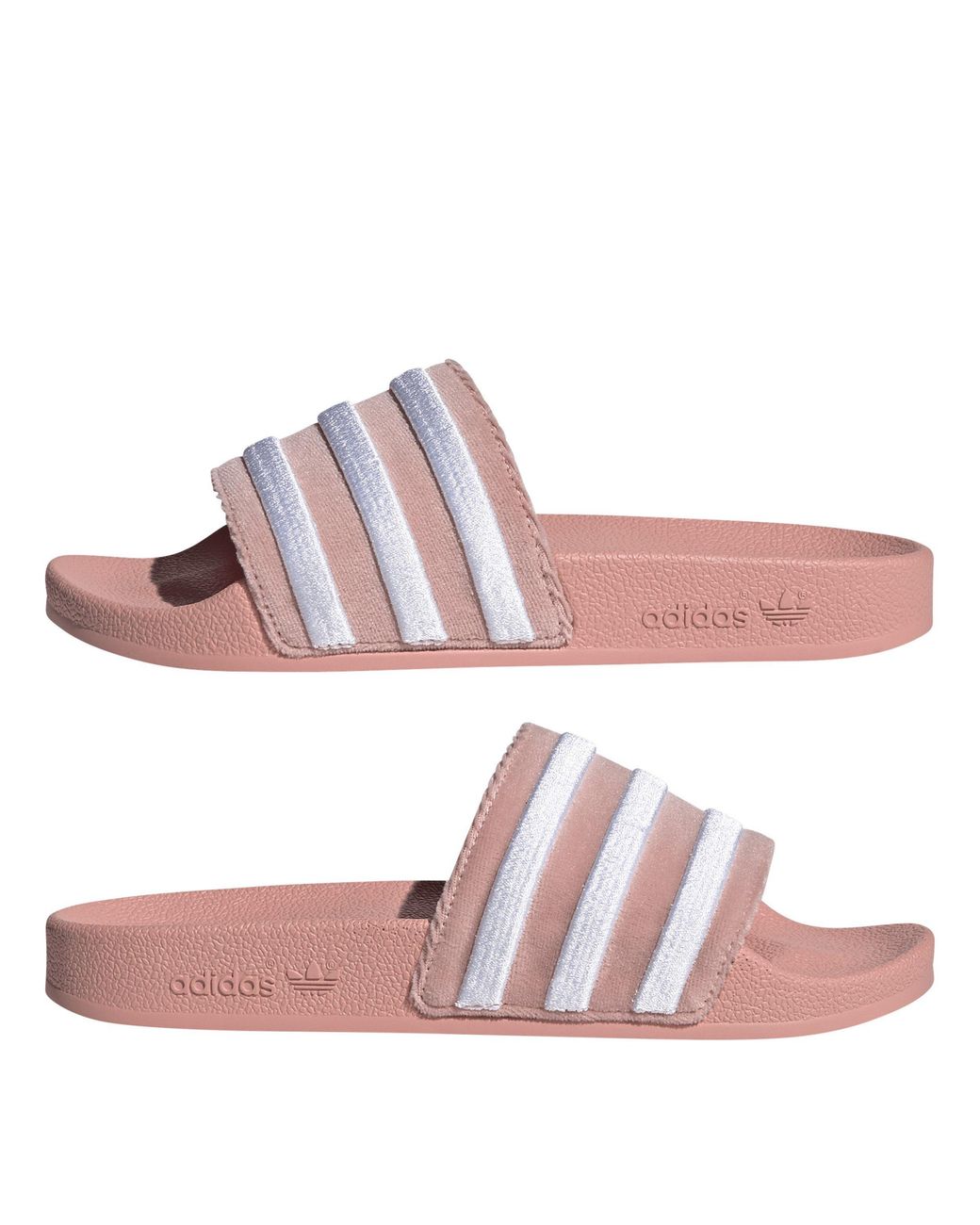 adidas Originals Adilette Pool Sliders in Pink | Lyst UK