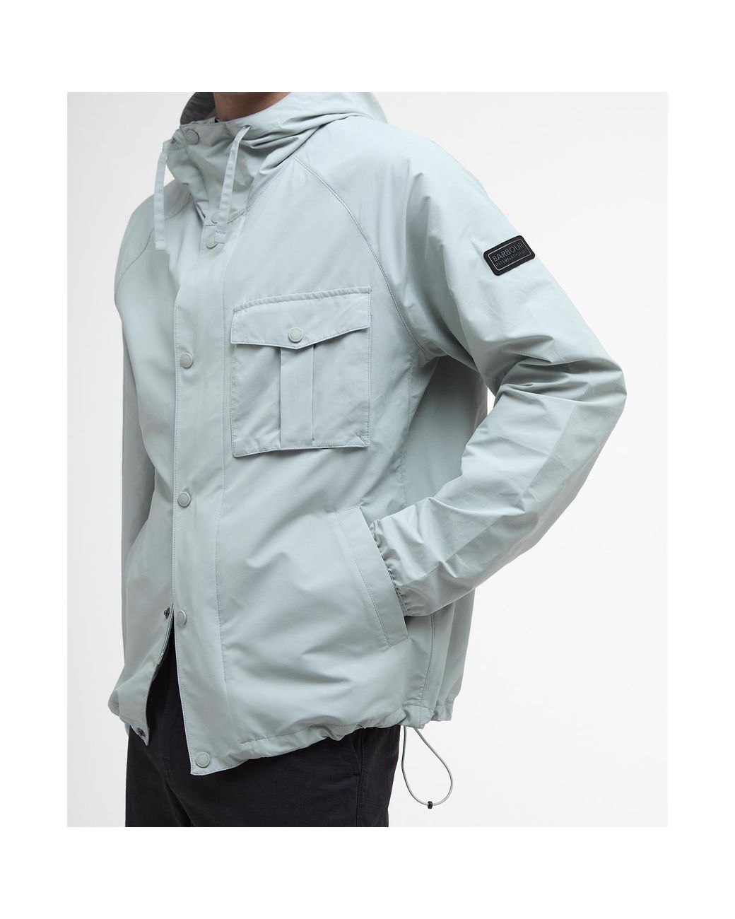 Barbour B.Intense Ashkirk Waterproof Rain Anorak in Blue for Men | Lyst UK