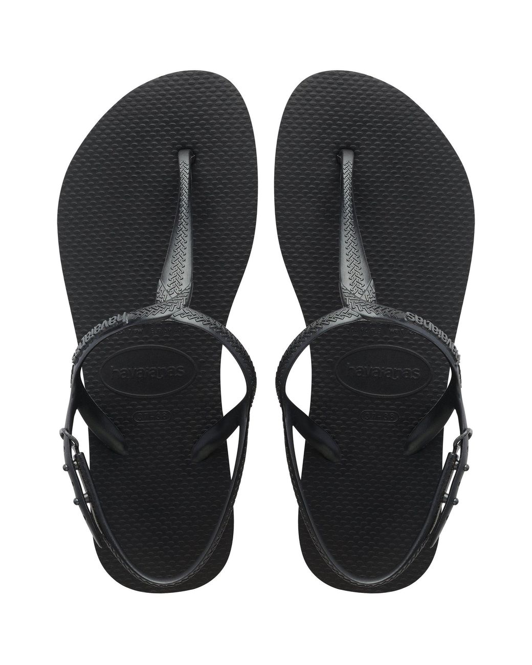 Havaianas Twist Flip Flops in Black | Lyst UK