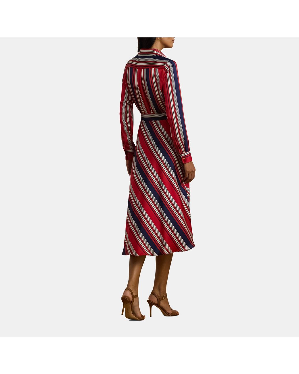 Ralph Lauren Rowella Dress in Red | Lyst UK