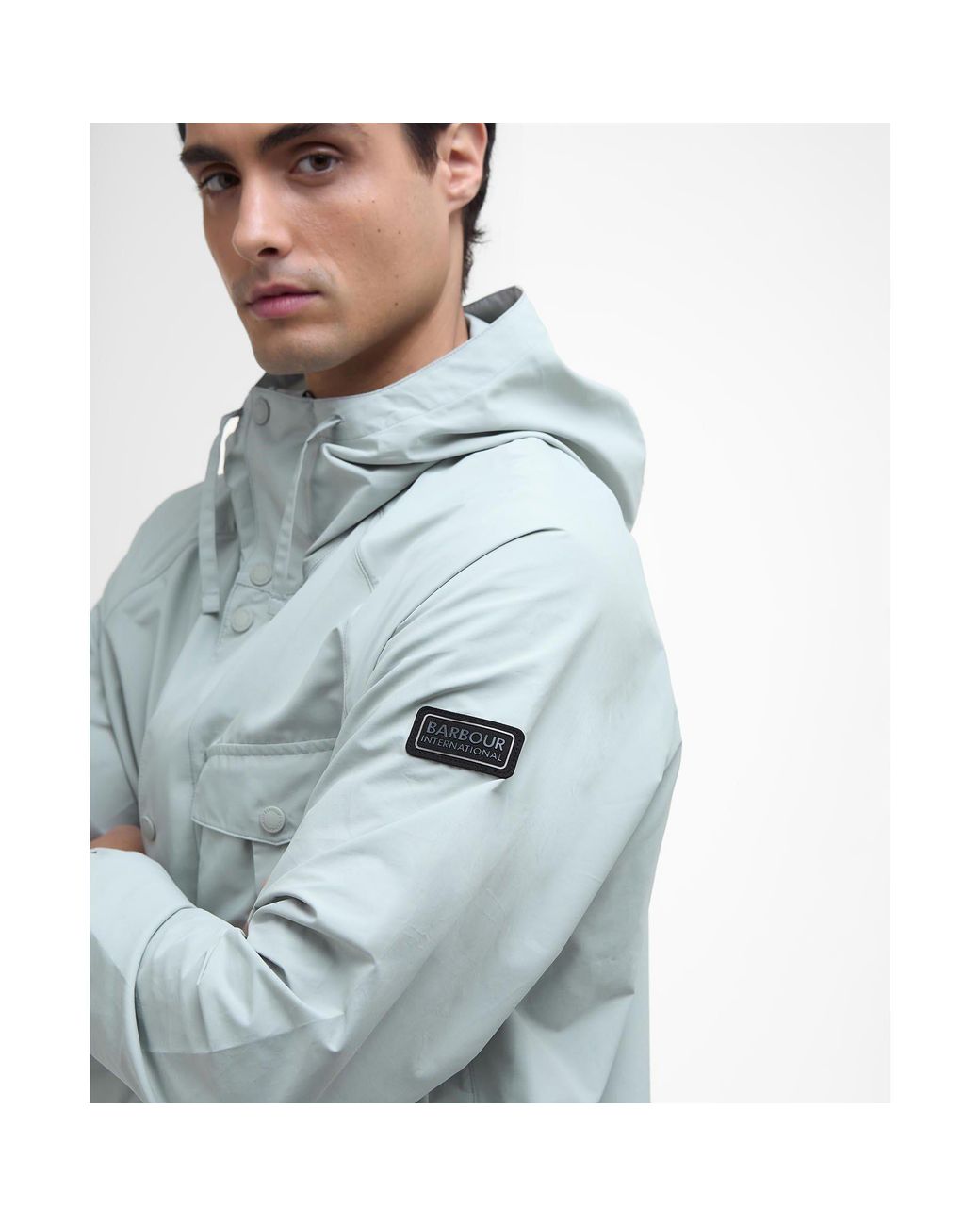 Barbour B.Intense Ashkirk Waterproof Rain Anorak in Blue for Men | Lyst UK