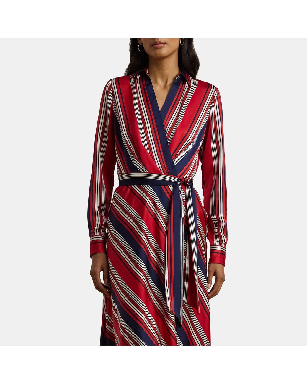 Ralph Lauren Rowella Dress in Red | Lyst UK