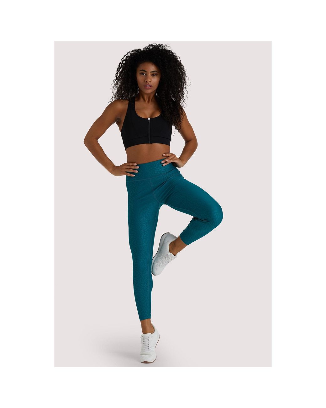 Wolf & Whistle Wet Look Croc Leggings in Blue | Lyst UK