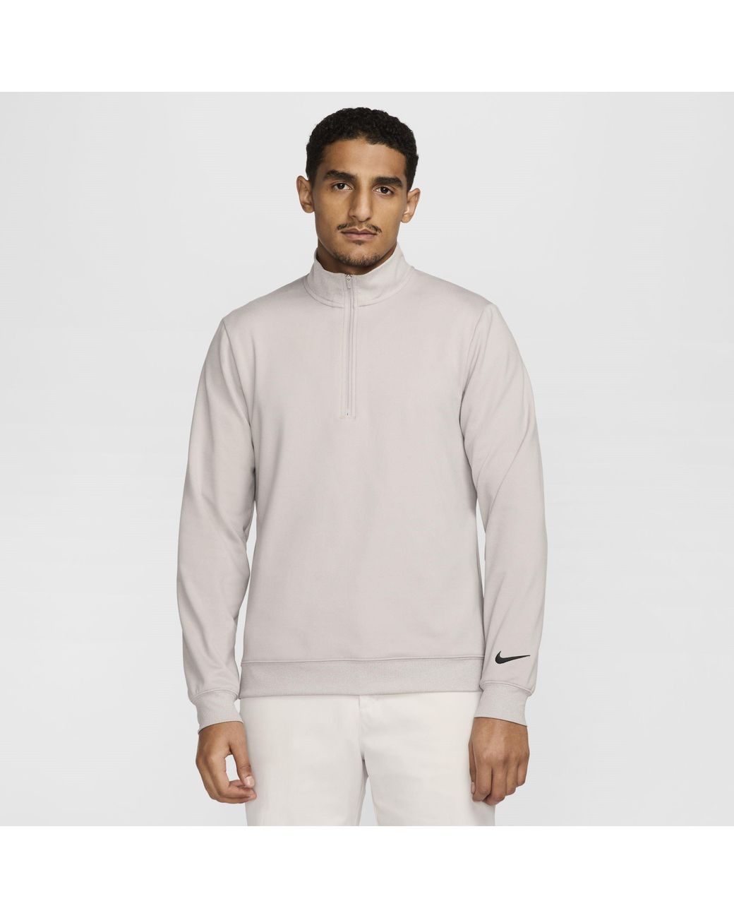 Nike Tour Half Zip Golf Top in Grey for Men | Lyst UK