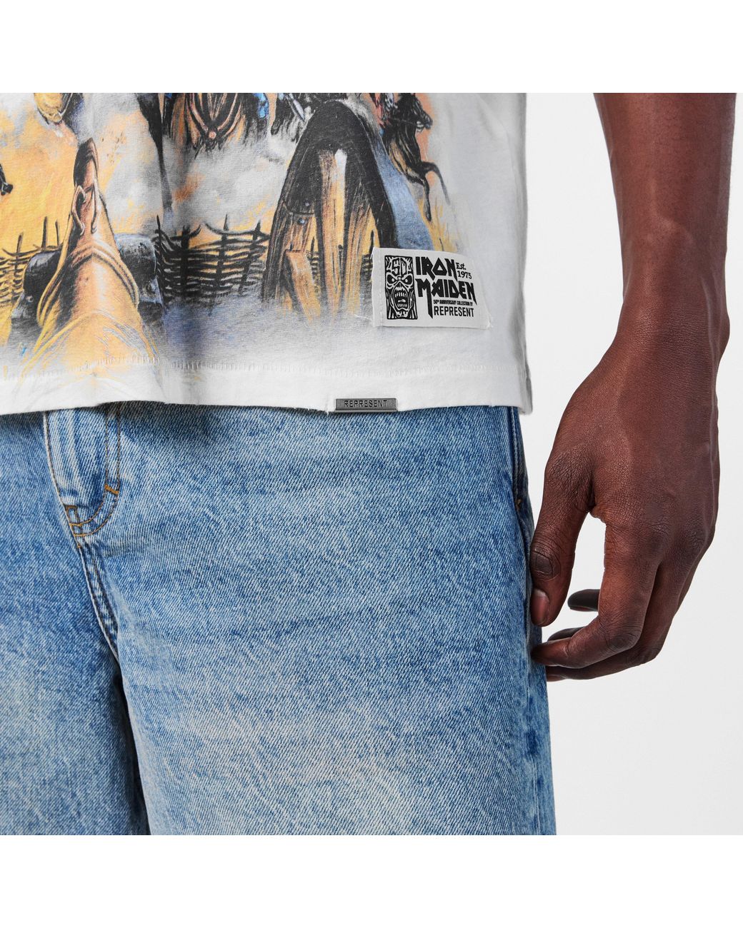 Represent X Iron Maiden Bold Fashion Heavy Metal T-Shirt for Men | Lyst UK