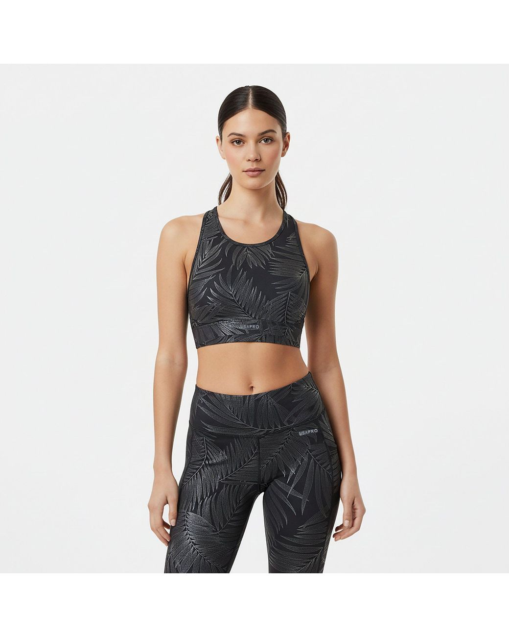 Usa Pro Pro Core Racer Back Sports Bra Ladies in Black | Lyst UK