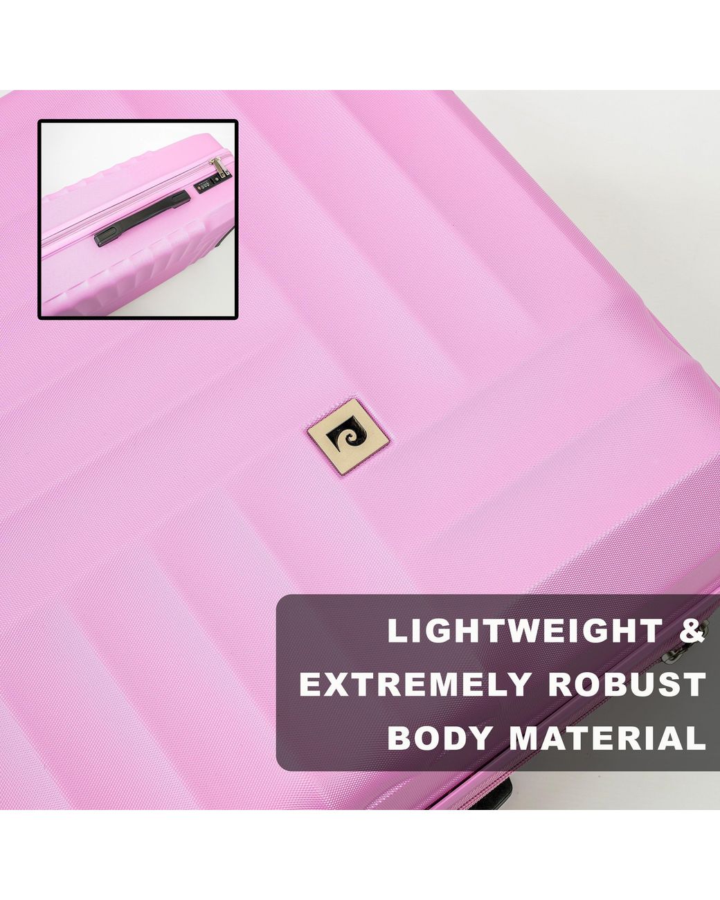 Pierre Cardin Soleil Hard Shell Cabin Suitcase Luggage in Pink | Lyst UK