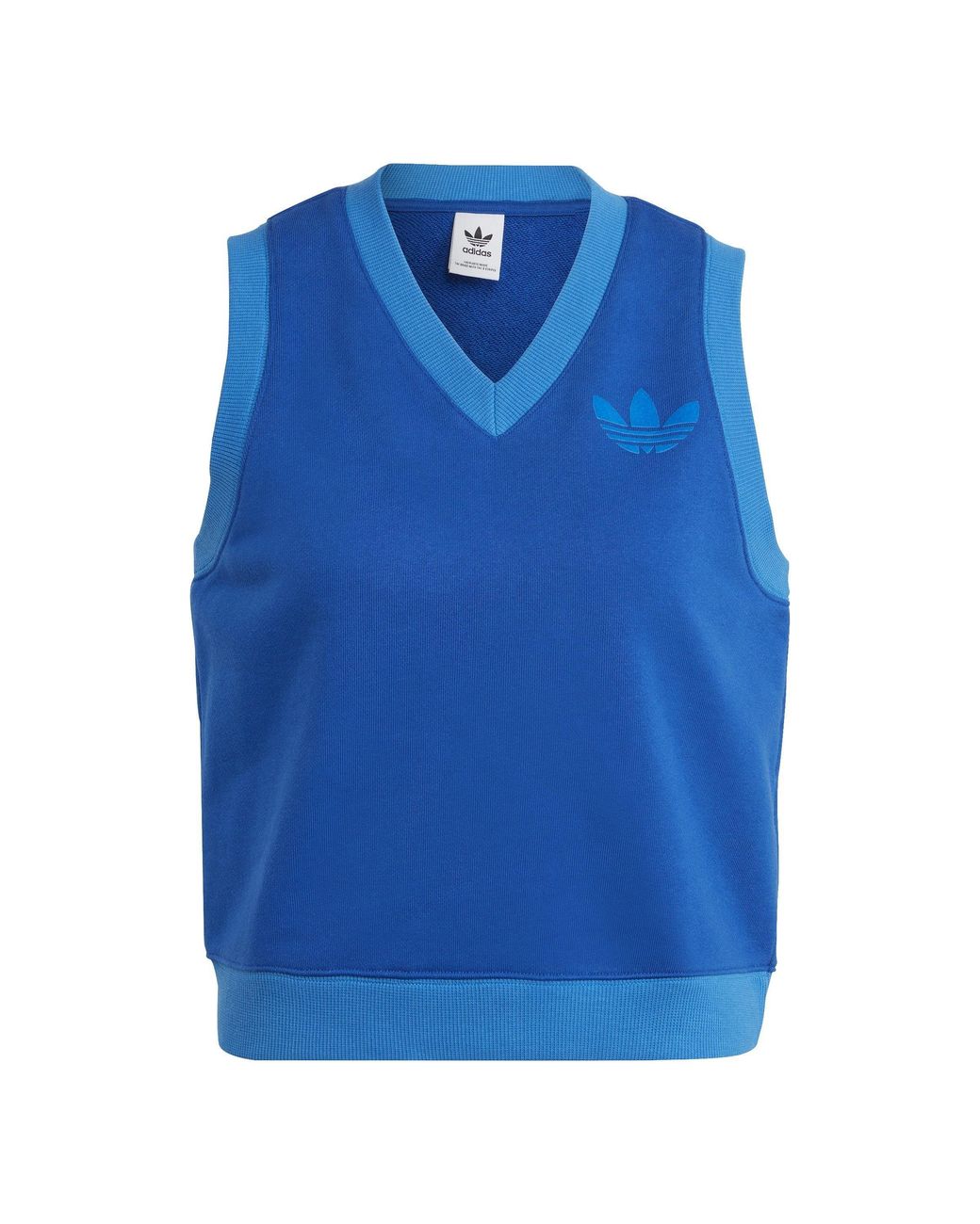 adidas Originals Adidas Adicolor 70S Sweater Vest in Blue | Lyst UK