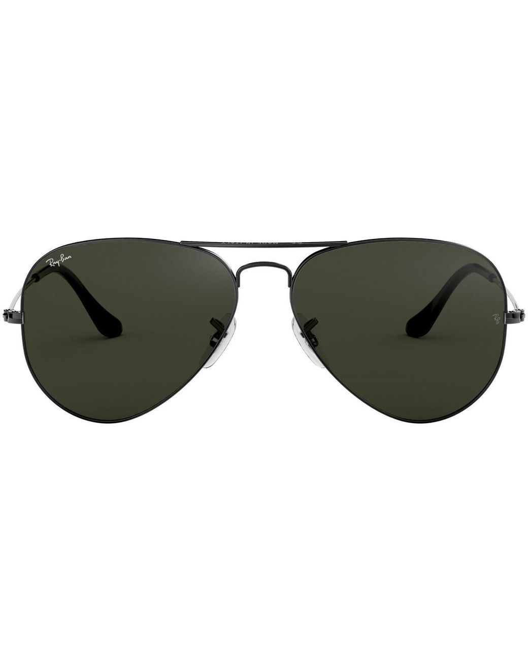 Ray-Ban Large Aviator Sunglasses in Green | Lyst UK