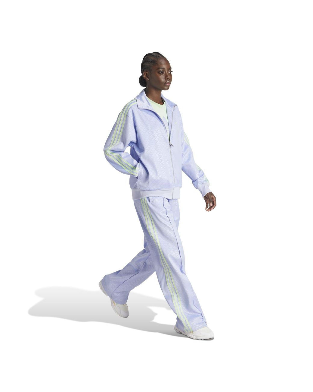 adidas Originals Monogram Tracksuit Top in Blue | Lyst UK