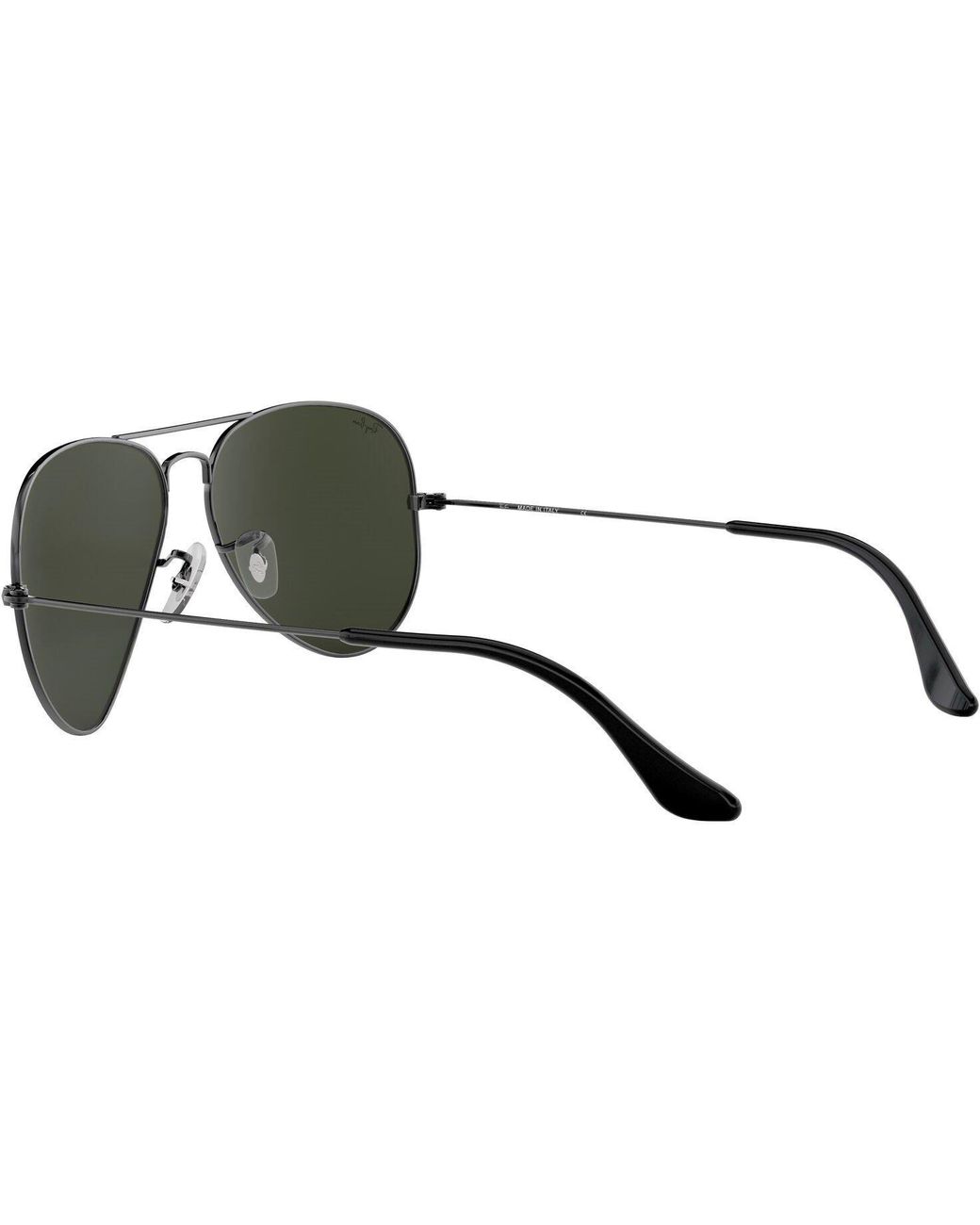 Ray-Ban Large Aviator Sunglasses in Green | Lyst UK