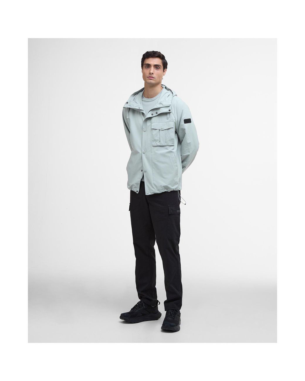 Barbour B.Intense Ashkirk Waterproof Rain Anorak in Blue for Men | Lyst UK