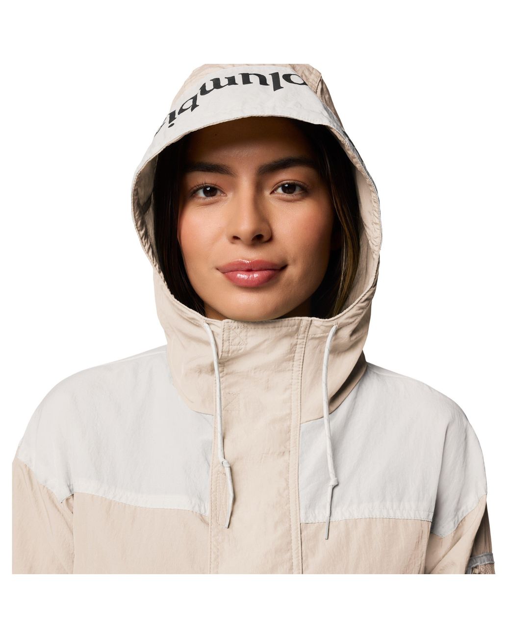 Columbia Windbreaker in Natural | Lyst UK