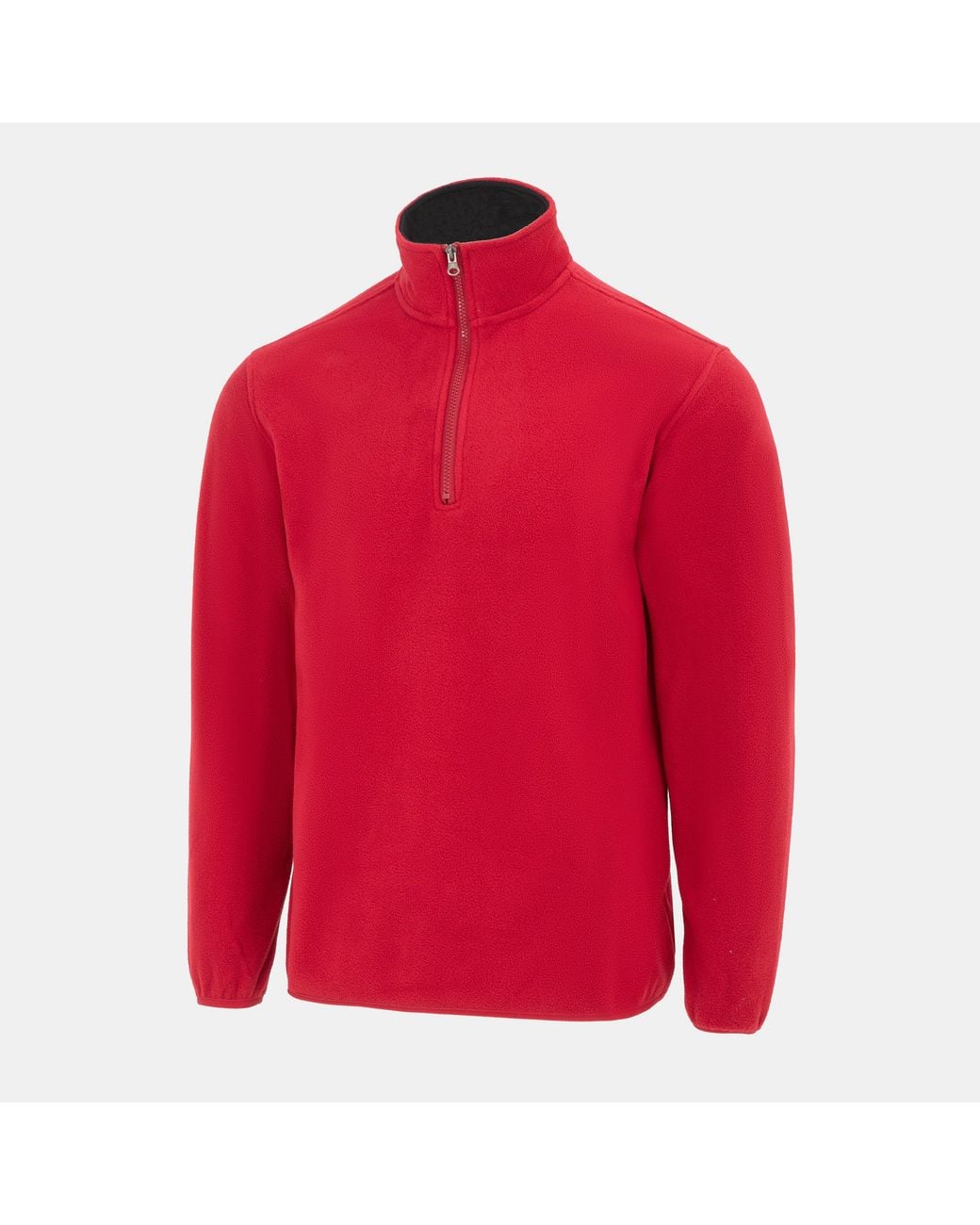 Donnay Quarter Zip Fleece Jacket in Red for Men | Lyst UK