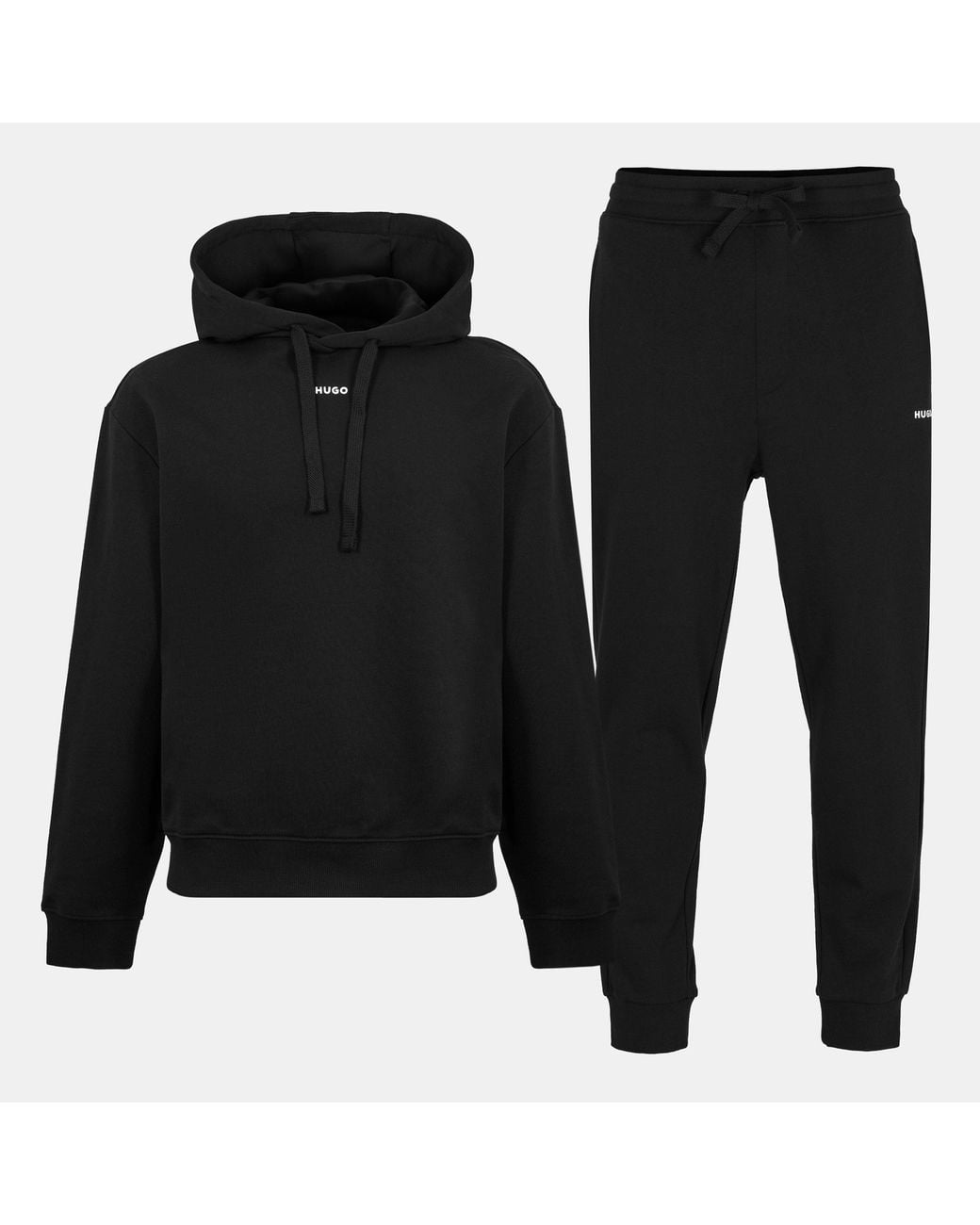 HUGO Fleece Tracksuits in Black for Men | Lyst UK
