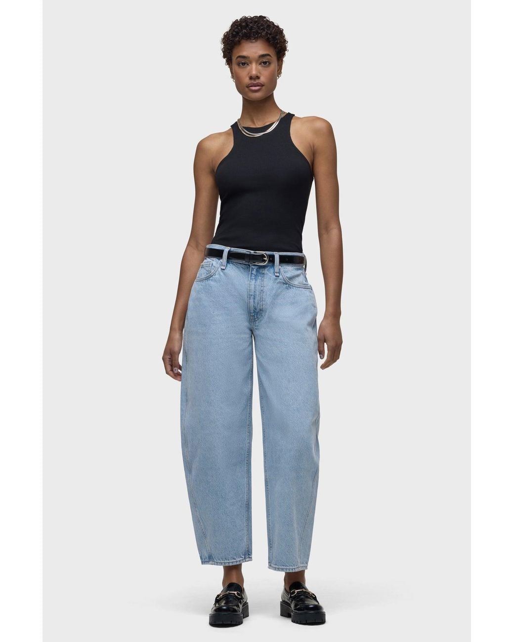 Hudson Jeans Courtney Baby Barrel in Blue | Lyst