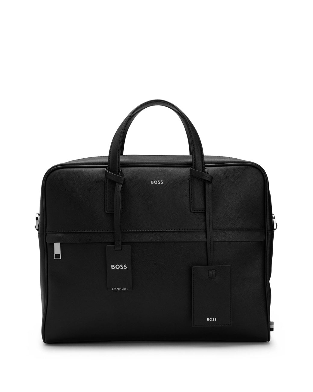 BOSS Document Case With Foil-Print Logo in Black for Men | Lyst