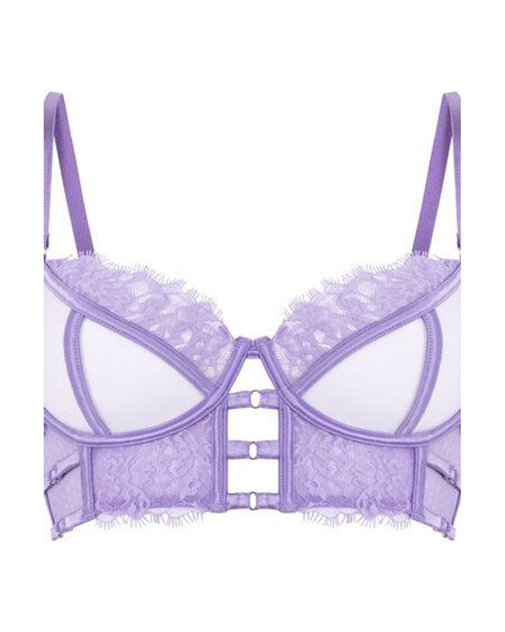 Hunkemöller Nienke Non-Padded Underwired Longline Bra in Blue | Lyst UK